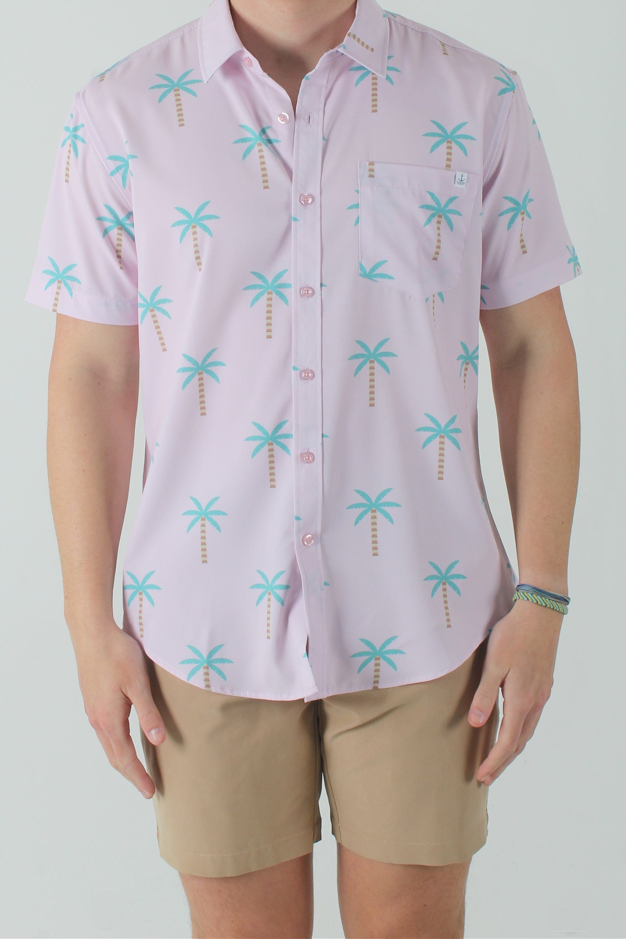 Anchor Boys Palm Tech Button Front – Quiet Storm Surf Shop