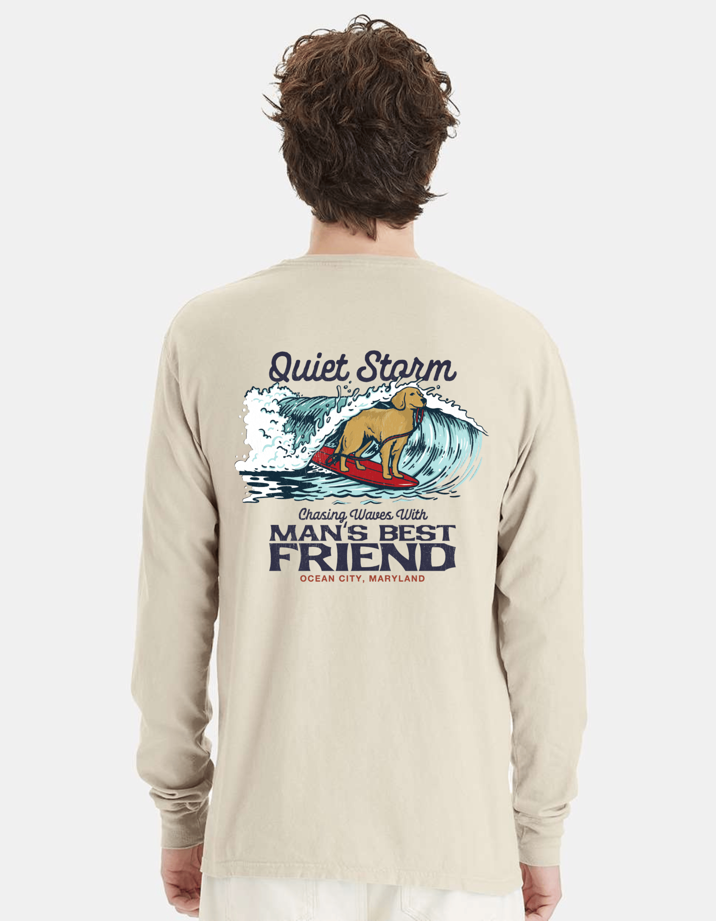 Chasing Waves Long Sleeve Tee – Quiet Storm Surf Shop