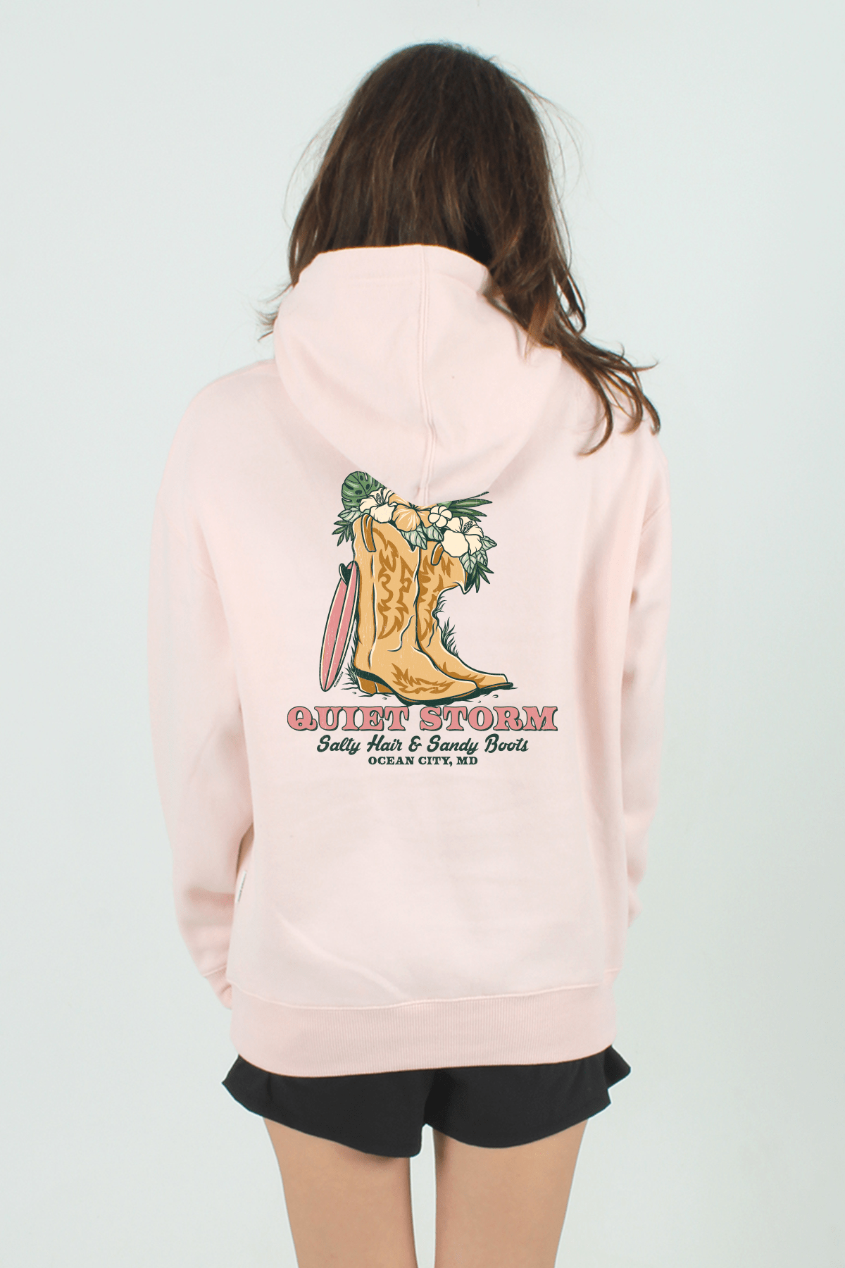 Western Boots Hoodie – Quiet Storm Surf Shop